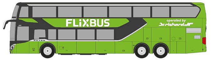 Neu ausgelieferte Busmodelle Maßstab 1:87