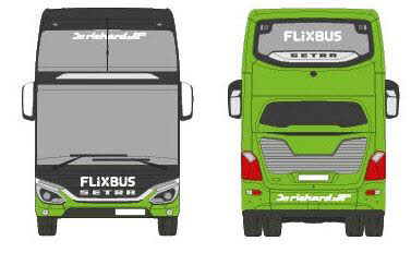 Neu ausgelieferte Busmodelle Maßstab 1:87
